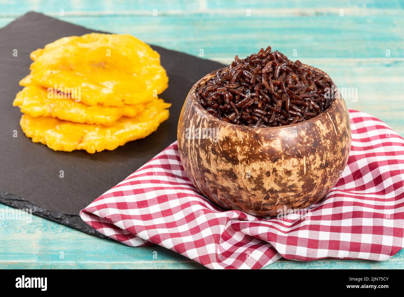 Rice with Coconut Typical Dish of the Caribbean Coast Stock Photo - Alamy