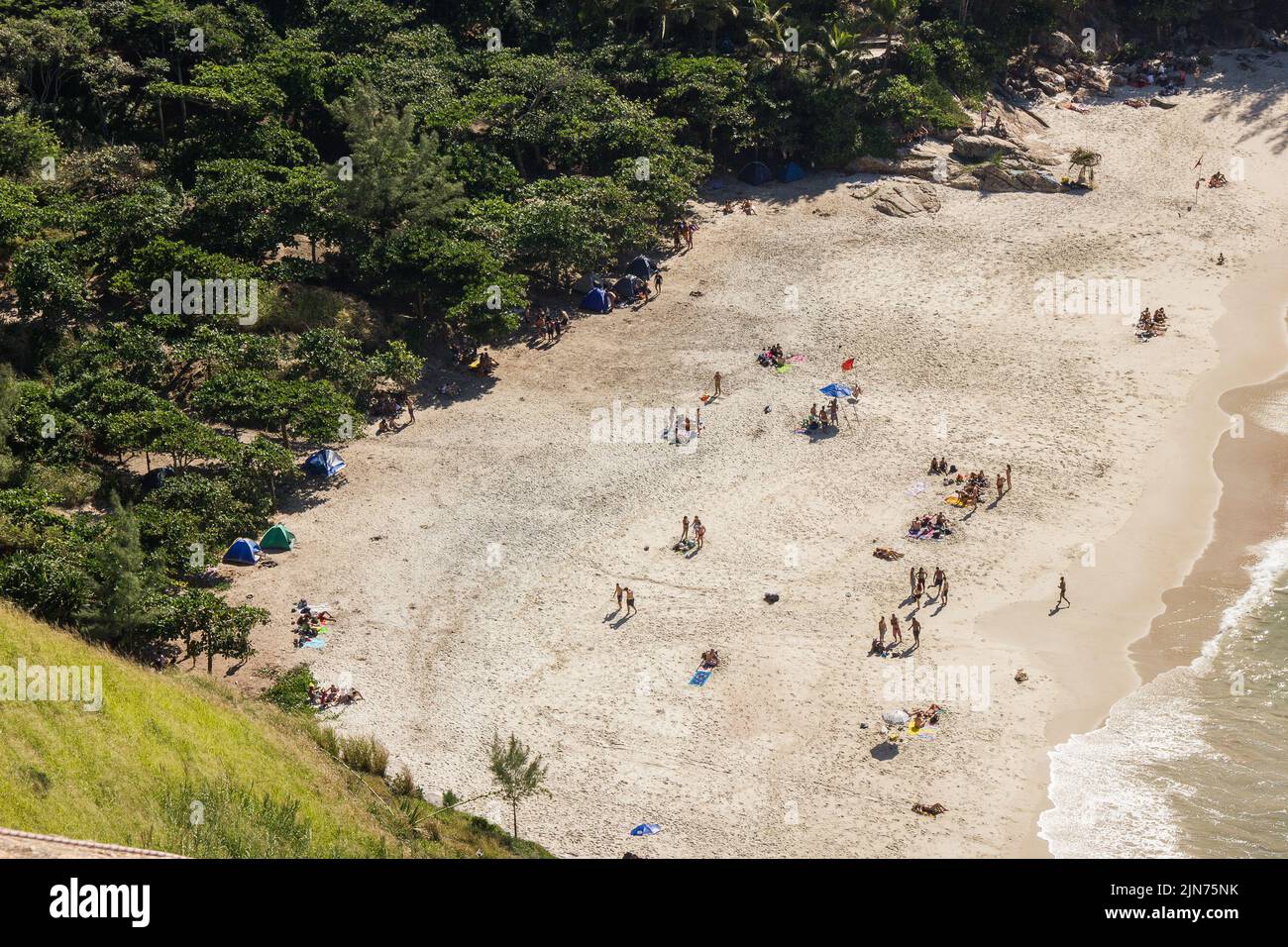 of the wild beaches trail in rio de janeiro Stock Photo - Alamy