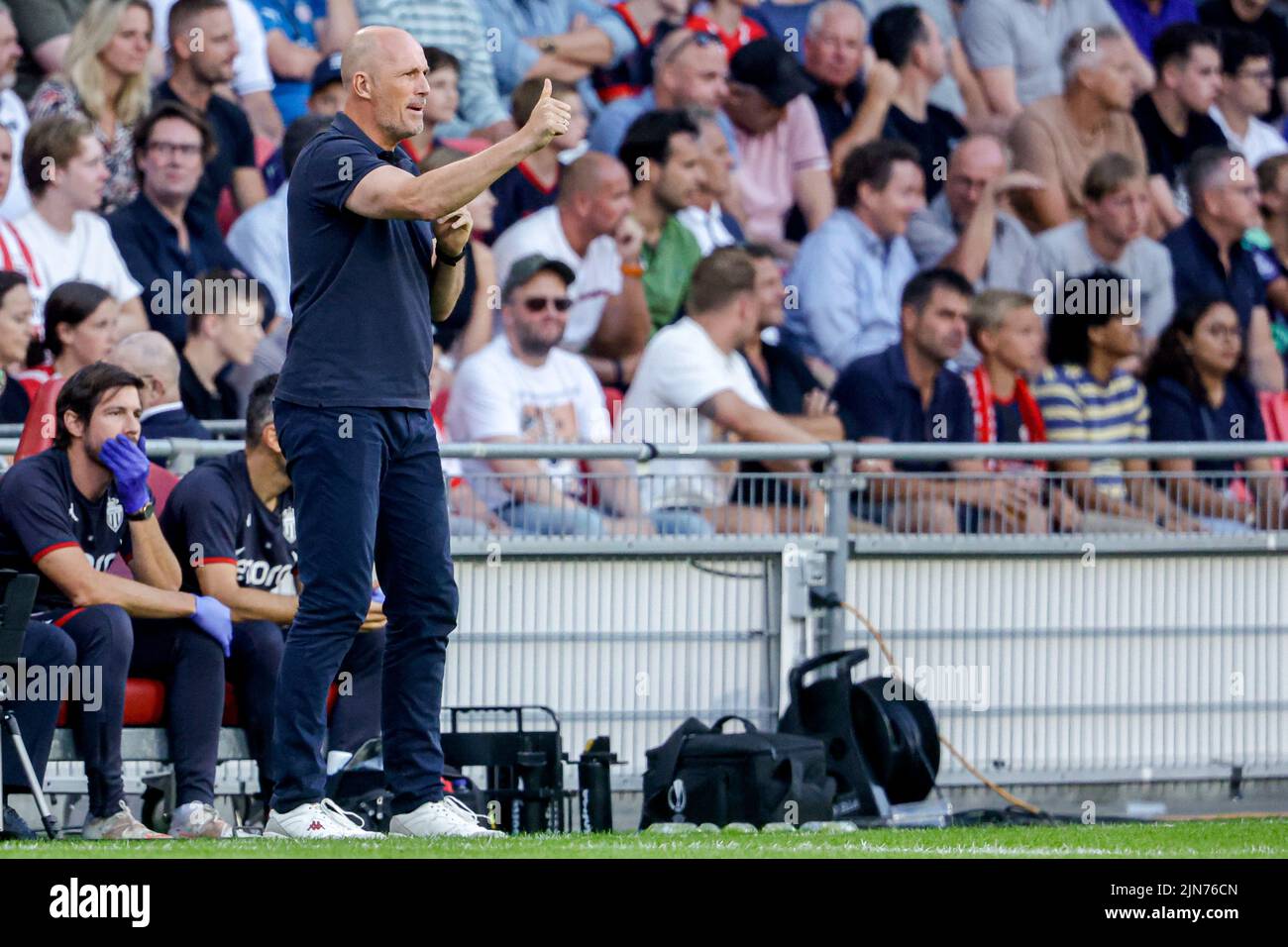 EINDHOVEN, NETHERLANDS - AUGUST 9: Head Coach Philippe Clement of AS ...