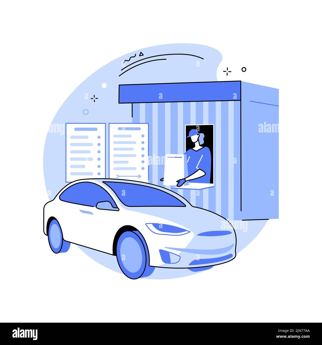 Place an order isolated cartoon vector illustrations Stock Vector Image ...