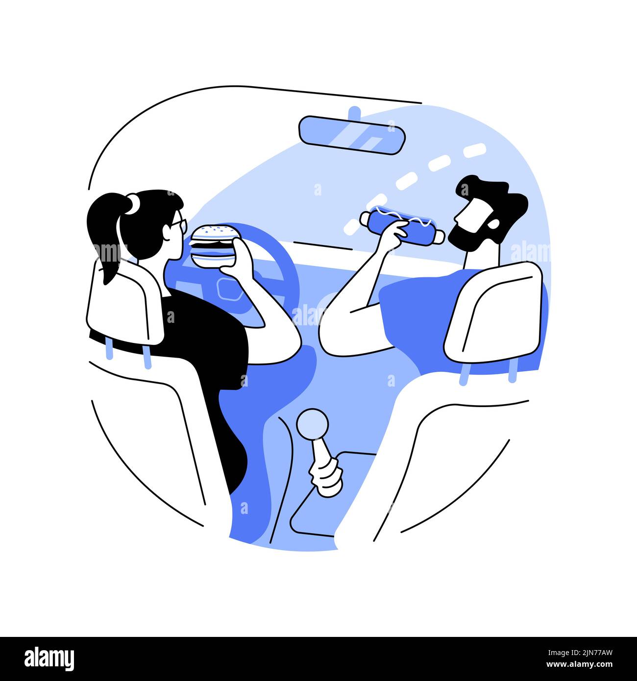 Having lunch together Cut Out Stock Images & Pictures - Alamy