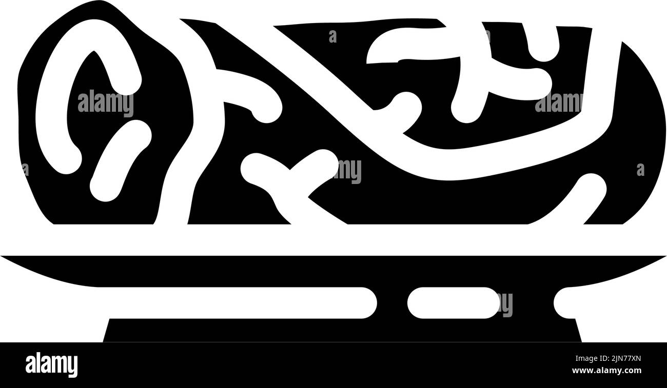 cabbage rolls glyph icon vector illustration Stock Vector Image & Art ...