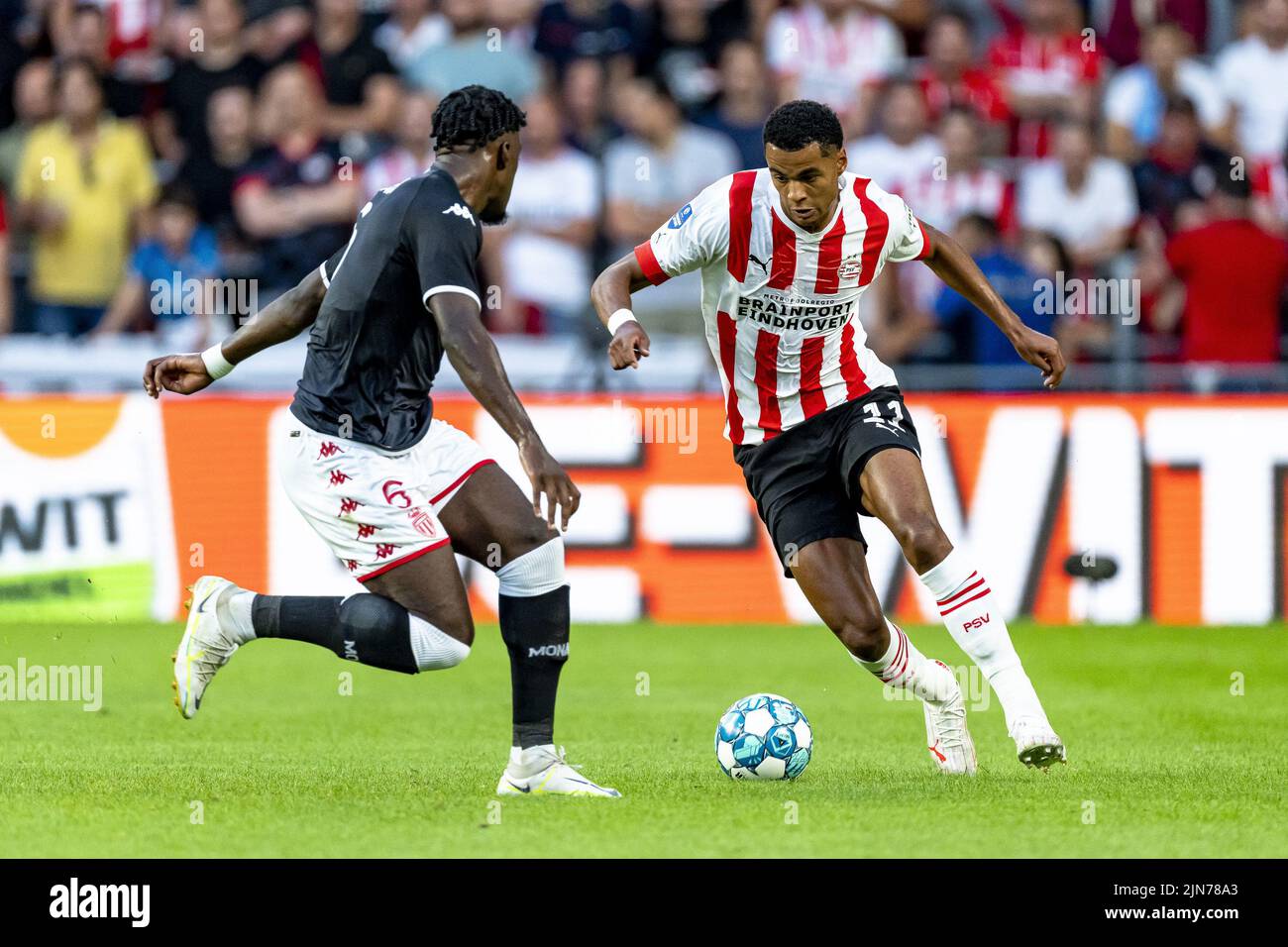 EINDHOVEN, Netherlands, 09-08-2022, football, , Qualification Champions ...