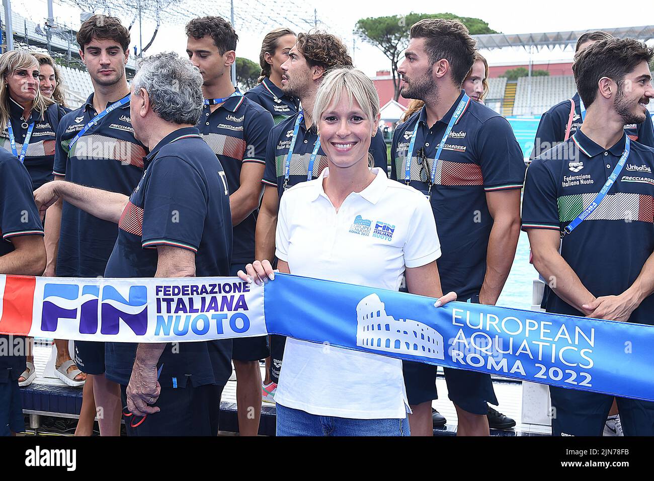 Rome, Italy. 09th Aug, 2022. Pictured left to right, Federica ...