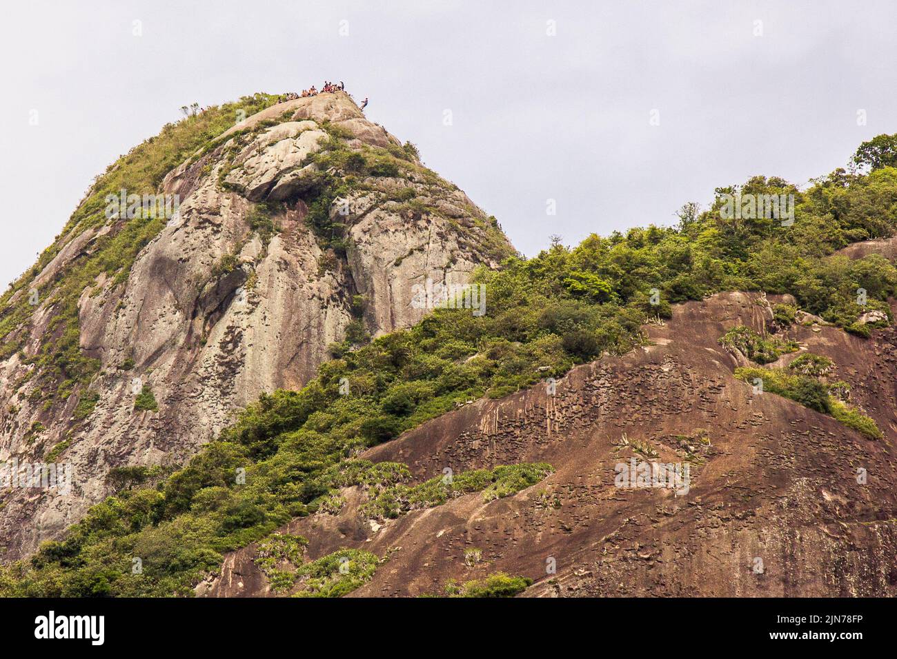 Two Brothers Hill - Vidigal Stock Photo - Alamy
