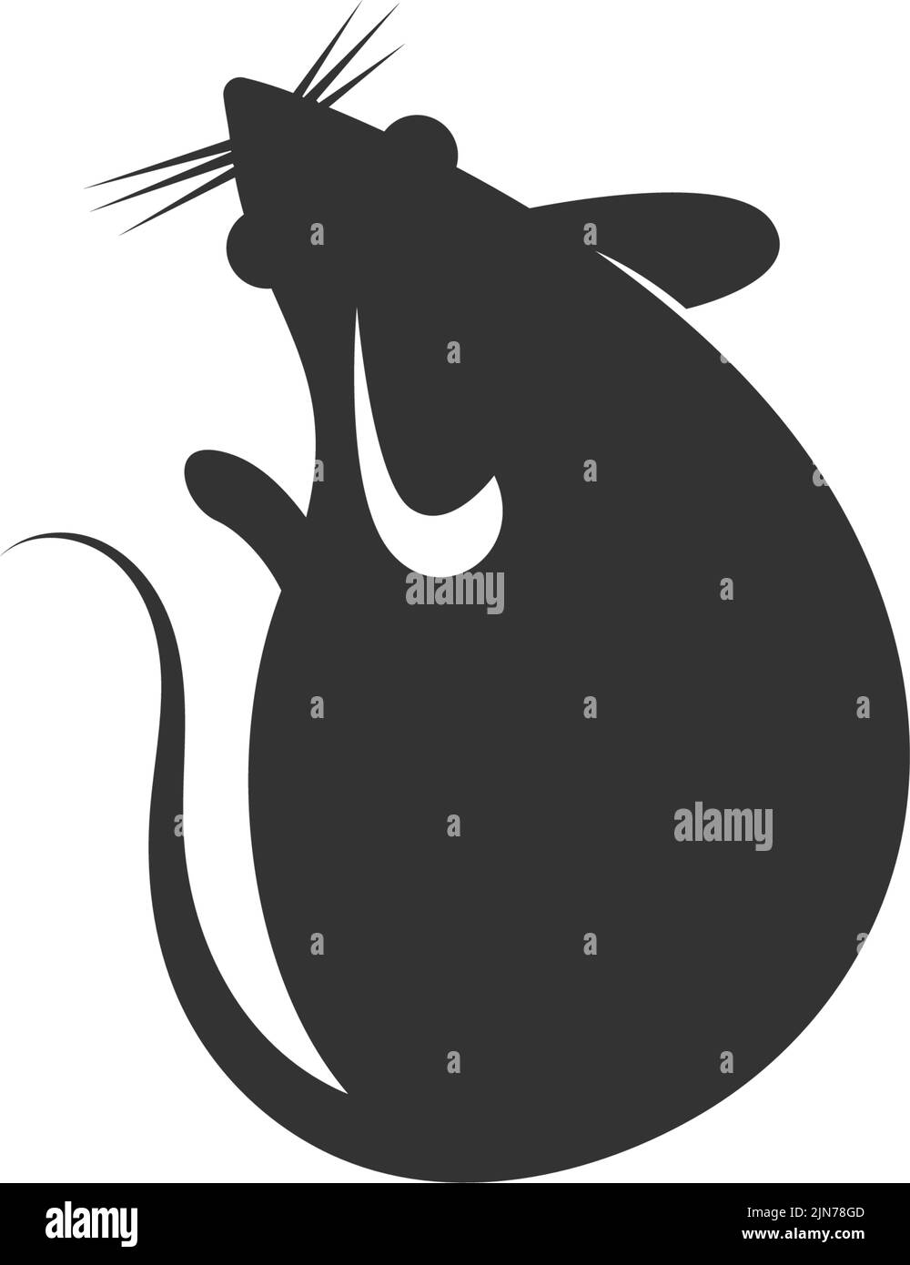 Rats icon logo design illustration template Stock Vector Image & Art ...