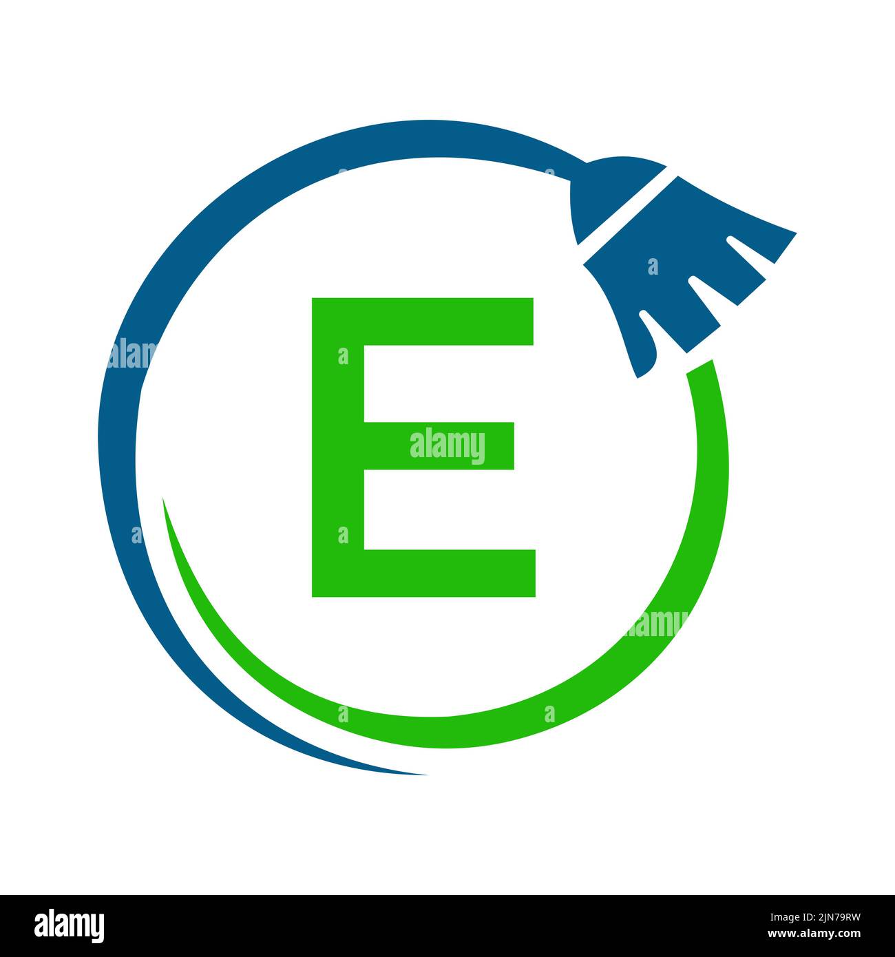 E cleaning logo vector vectors hi-res stock photography and images - Alamy