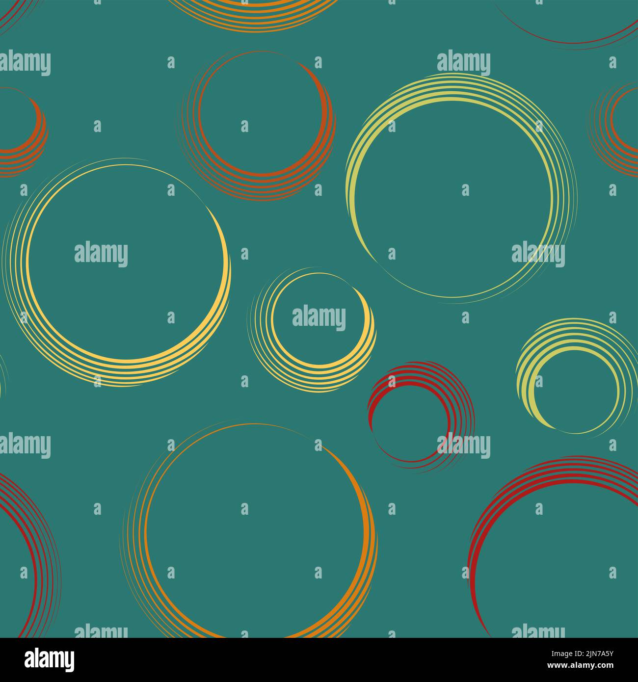 Abstract Black Seamless Pattern On Colorful Background Vector Drawing Line Art Abstract Lines