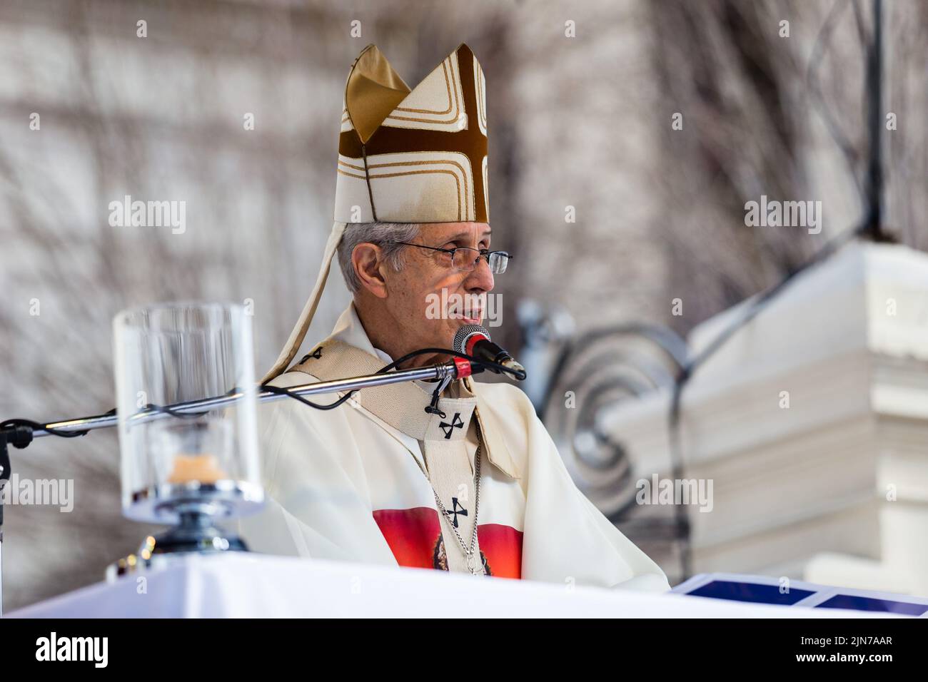 Buenos Aires, Argentina. 07th Aug, 2022. The Archbishop of Buenos Aires ...