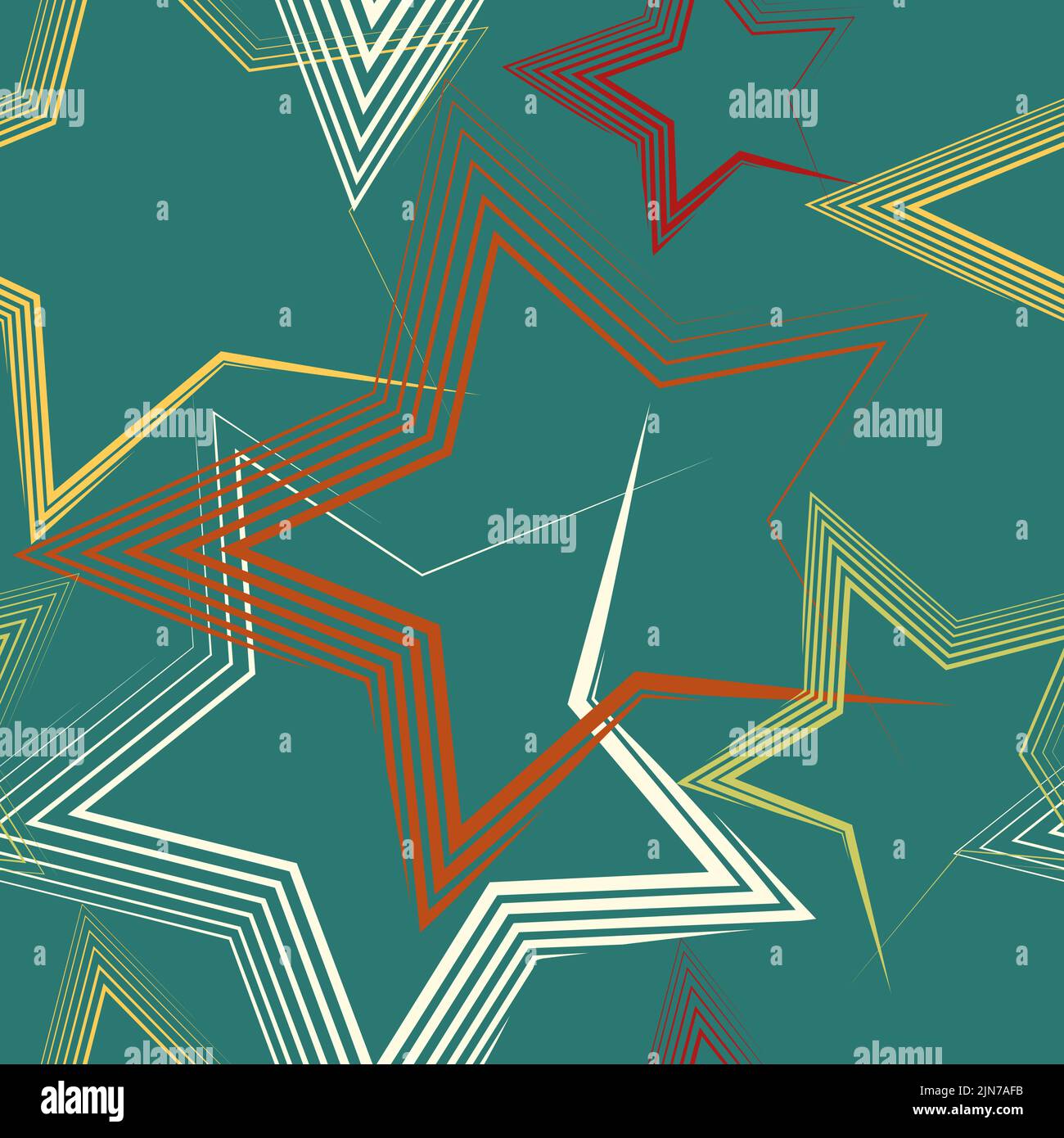 Abstract Black Seamless Pattern On Colorful Background Vector Drawing Line Art Abstract Lines