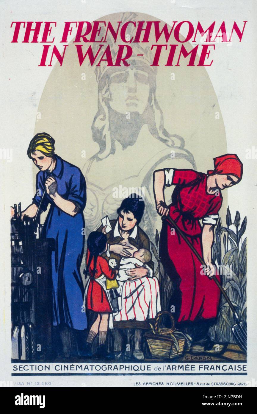 Vintage french ww1 propaganda poster hi-res stock photography and ...