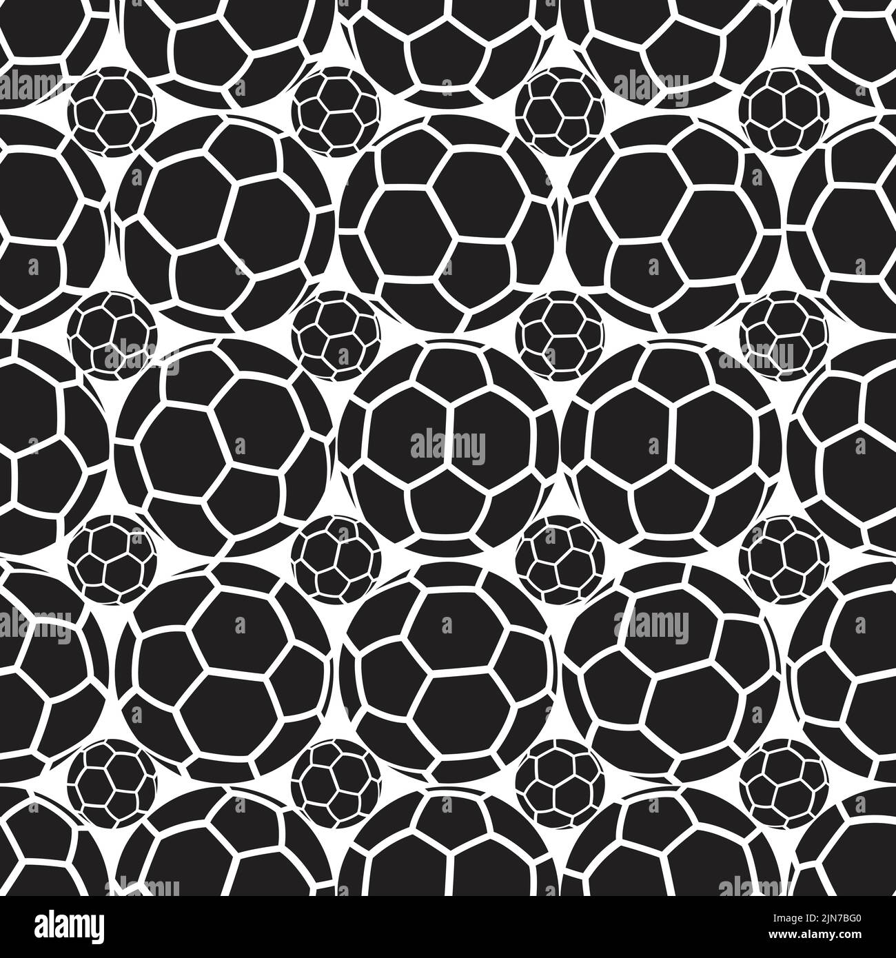 Soccer ball hexagon pattern Cut Out Stock Images & Pictures - Alamy