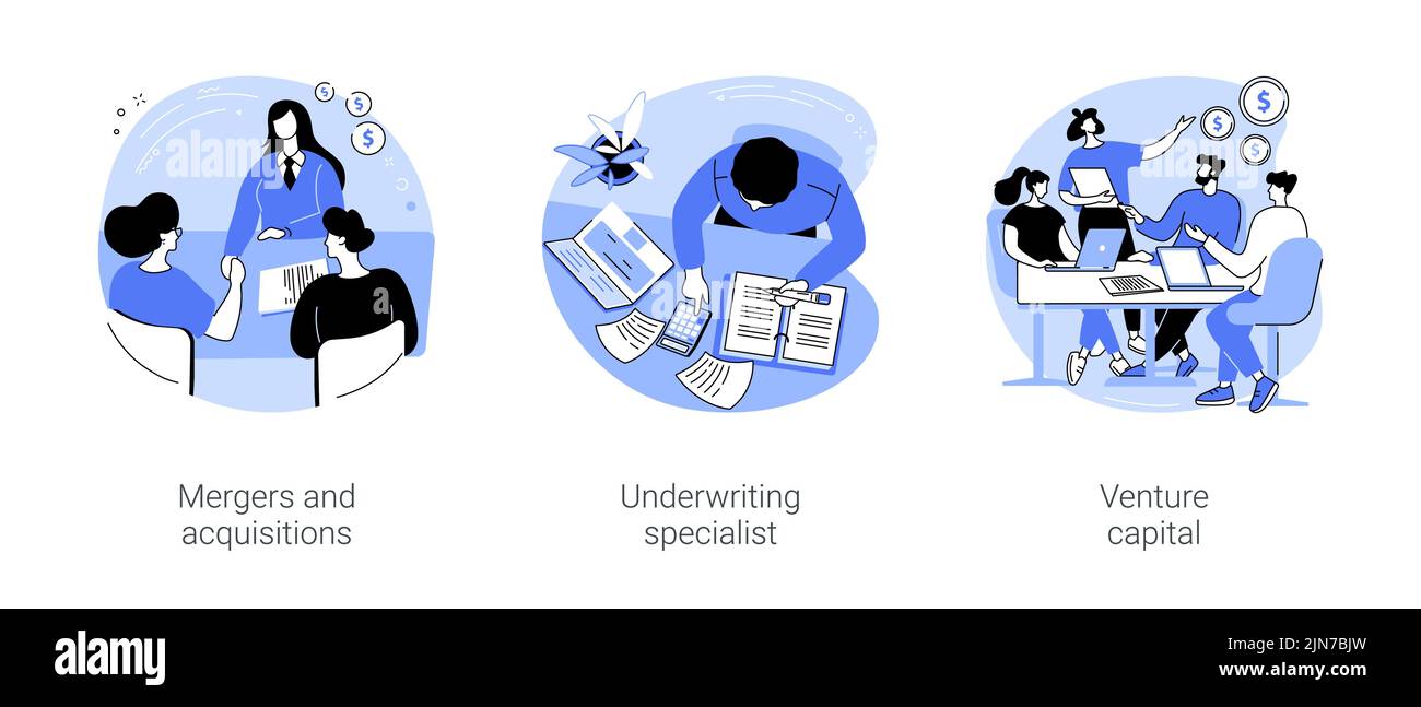 Investment banking isolated cartoon vector illustrations se Stock ...