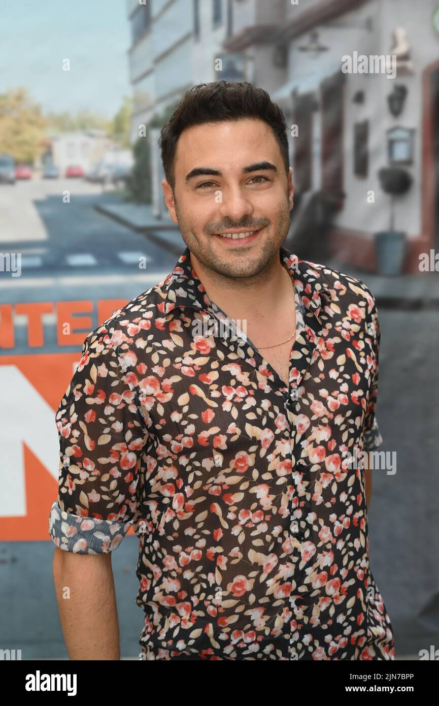 Cologne, Germany. 08th Aug, 2022. Actor Lars Steinhöfel poses at the ...