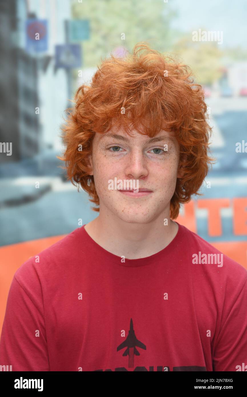 Cologne, Germany. 08th Aug, 2022. Actor Paul Eilert poses at the big ...