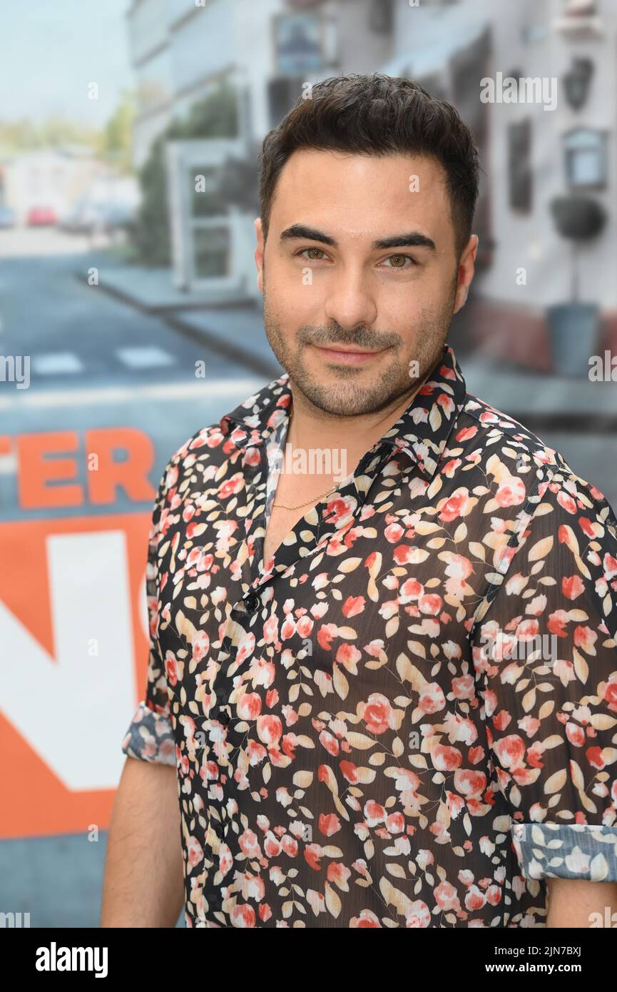 Cologne, Germany. 08th Aug, 2022. Actor Lars Steinhöfel poses at the ...