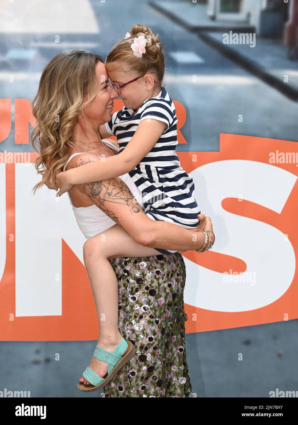 Cologne, Germany. 08th Aug, 2022. Actress Isabell Hertel and film ...