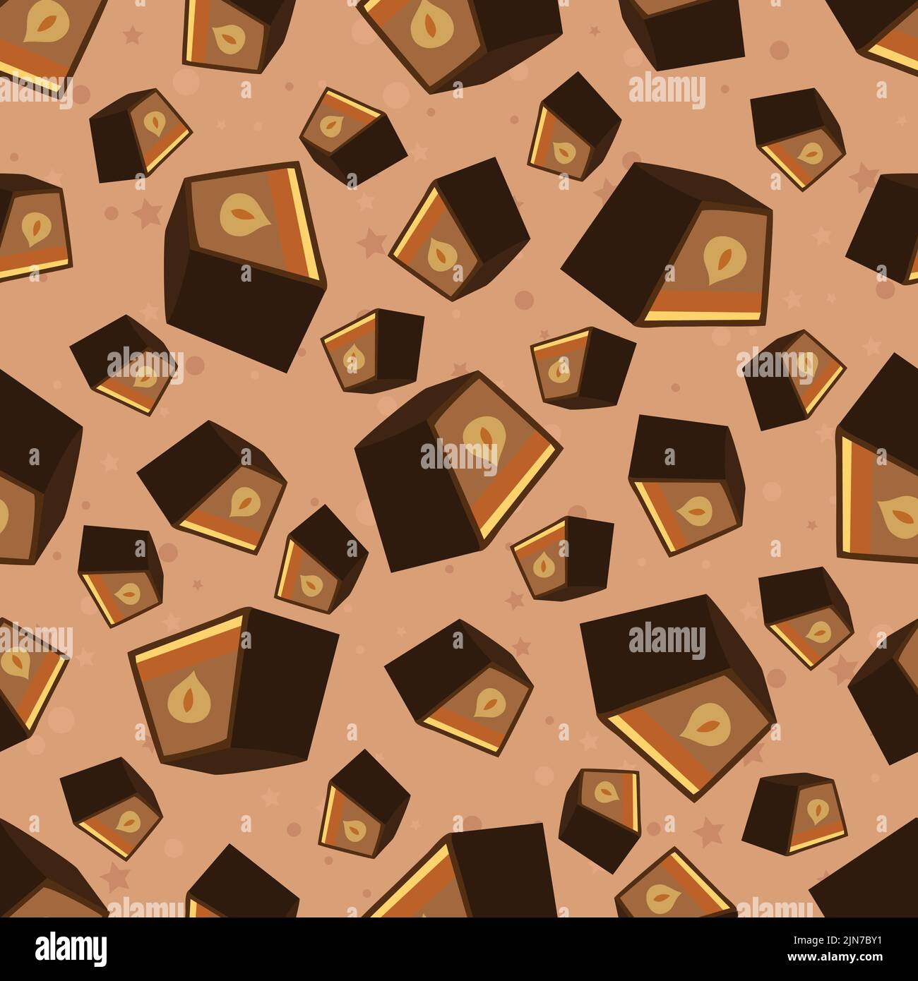 Delicious chocolate candy nuts Stock Vector Images - Alamy