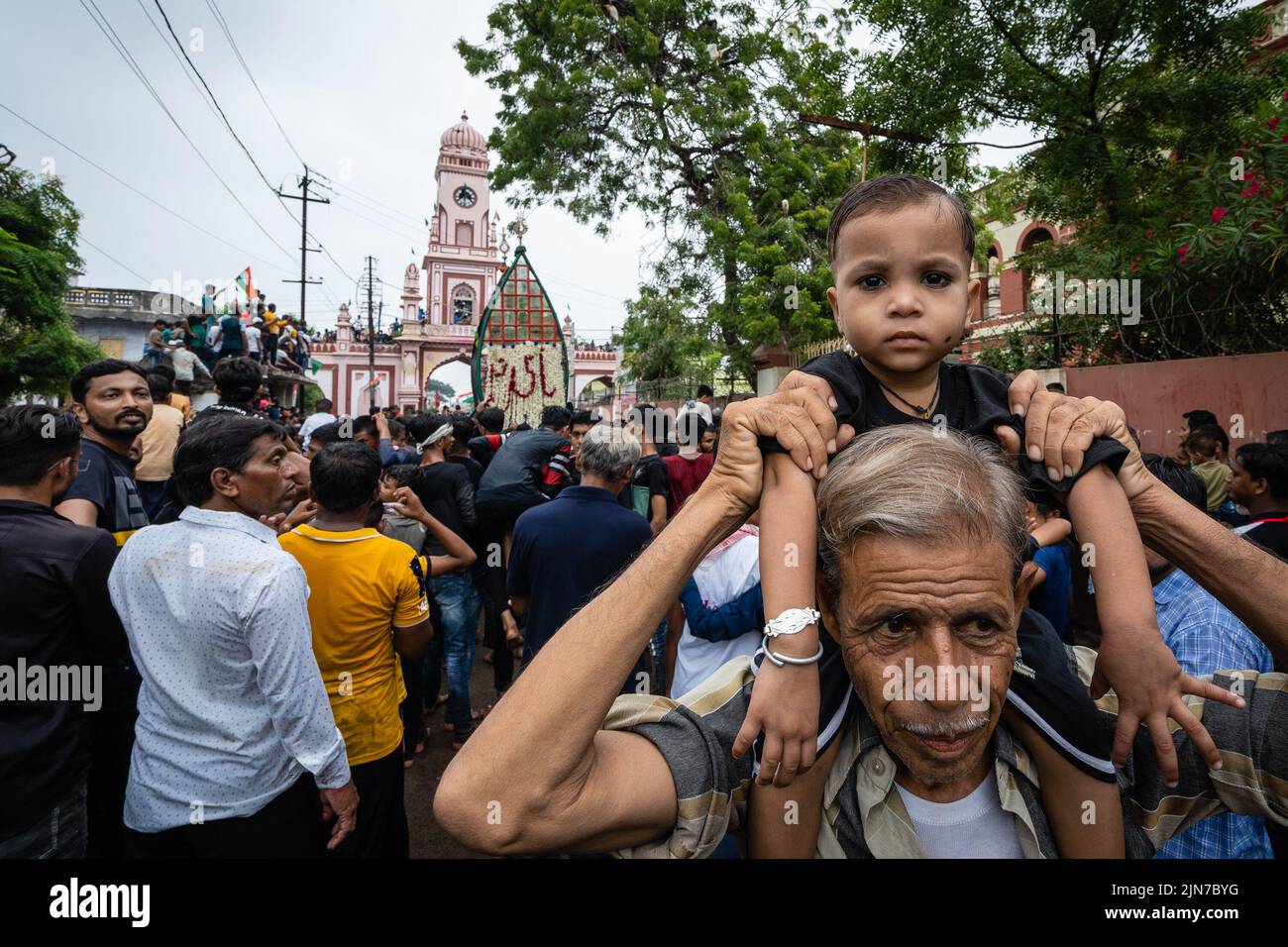 Ahmedabad, Gujarat, India. 9th Aug, 2022. Shia Muslims mourned the ...