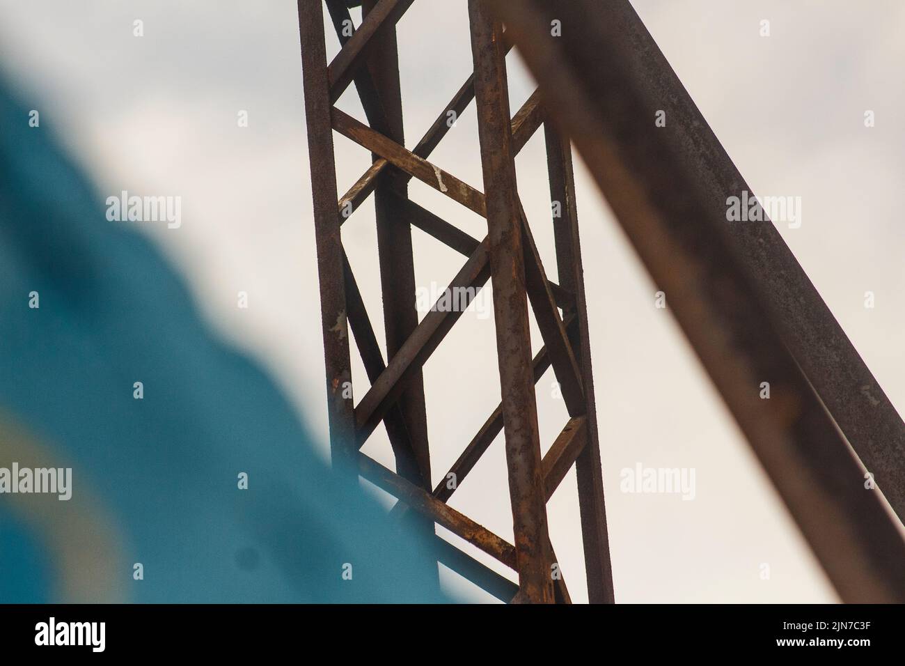 rusty iron pillar Stock Photo - Alamy