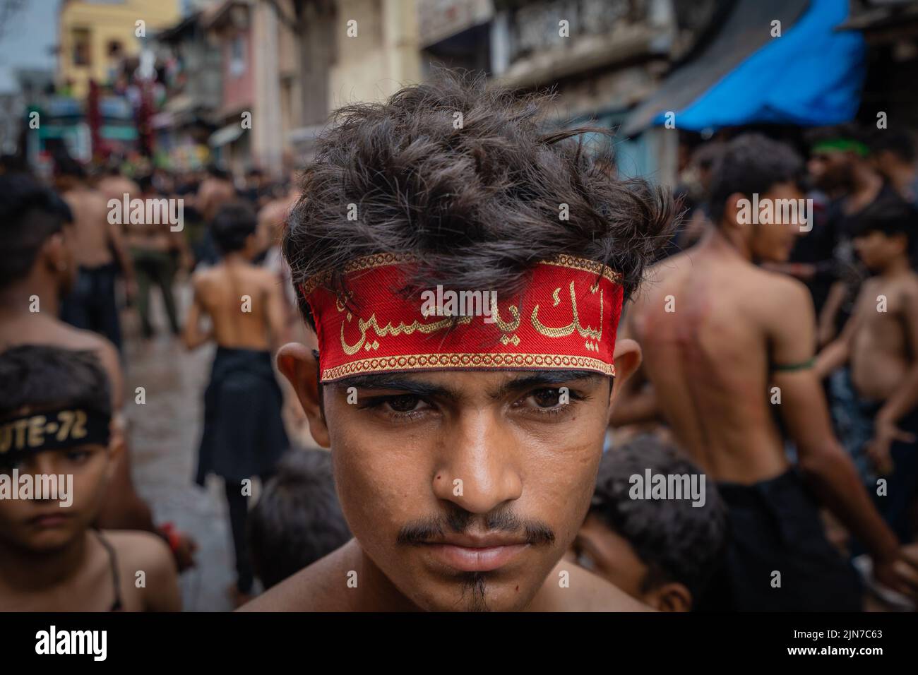 Ahmedabad, Gujarat, India. 9th Aug, 2022. Shia Muslims mourned the ...