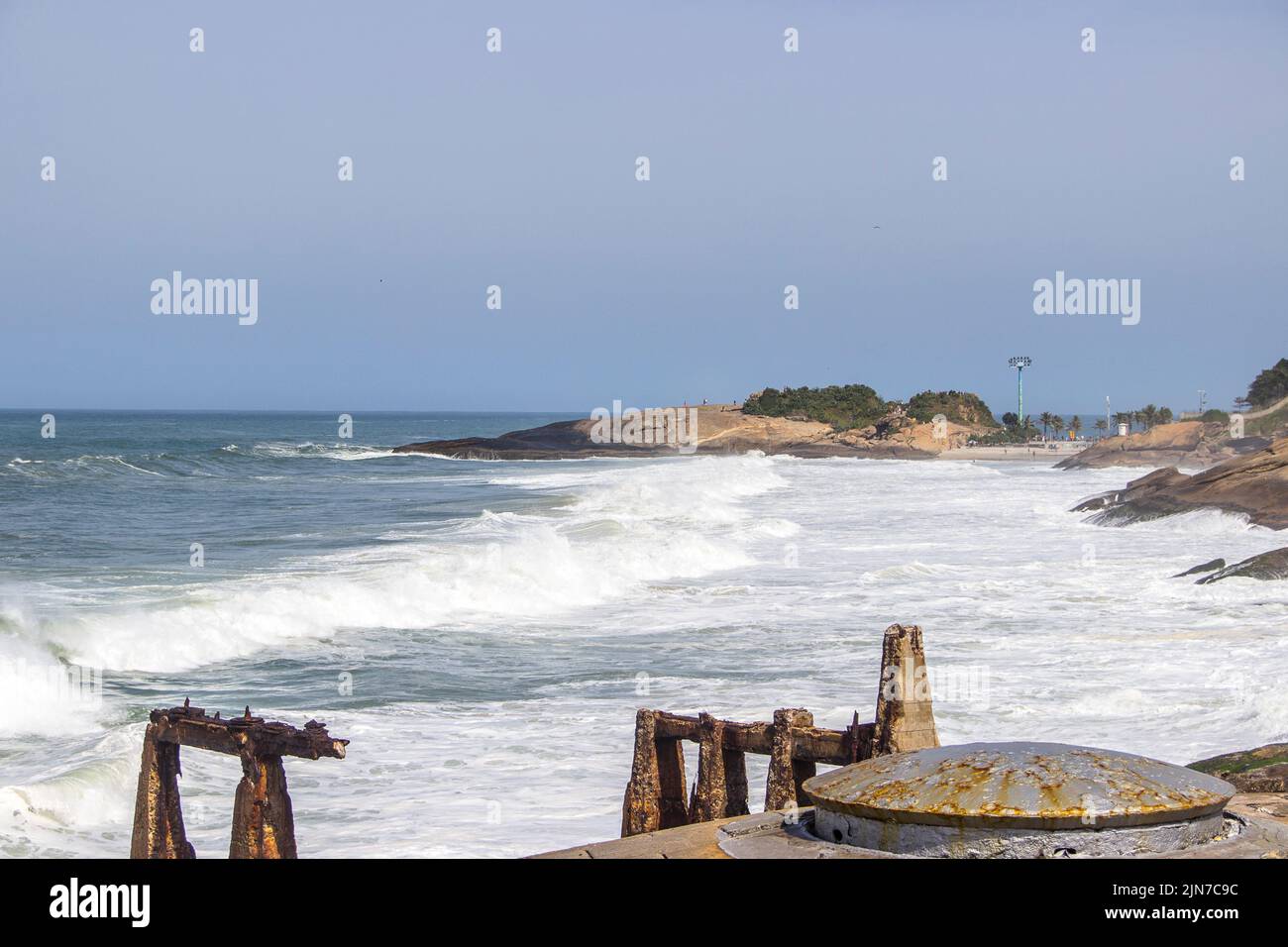 wave on devil beach in rio de janeiro Stock Photo - Alamy