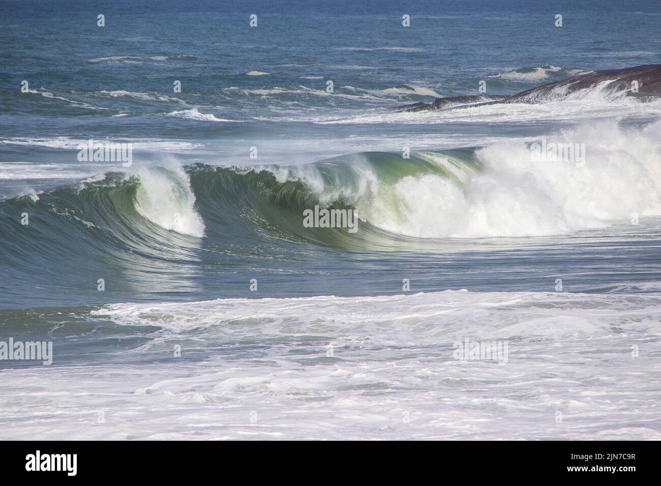 wave on devil beach in rio de janeiro Stock Photo - Alamy