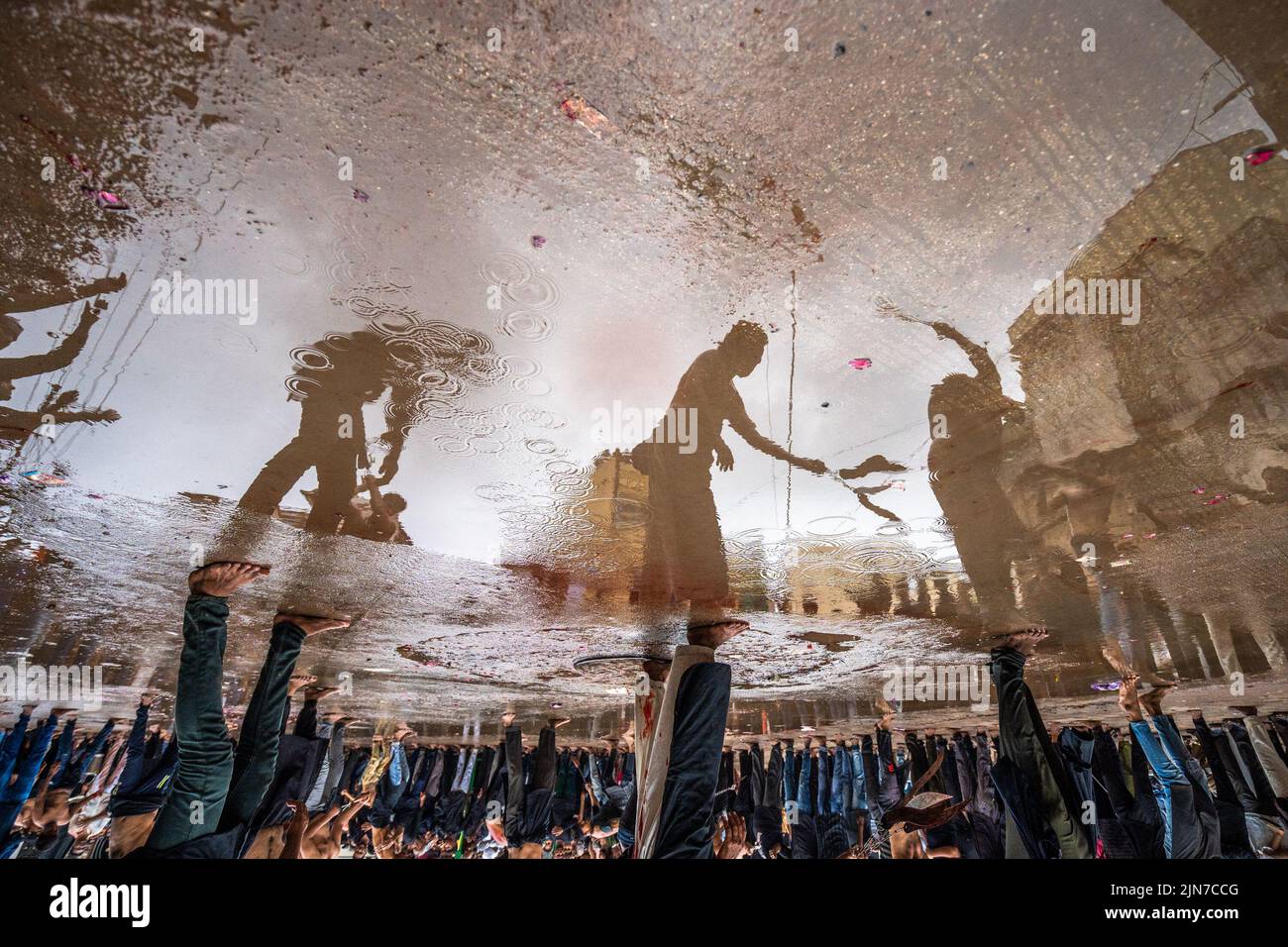 Ahmedabad, Gujarat, India. 9th Aug, 2022. Shia Muslims mourned the ...