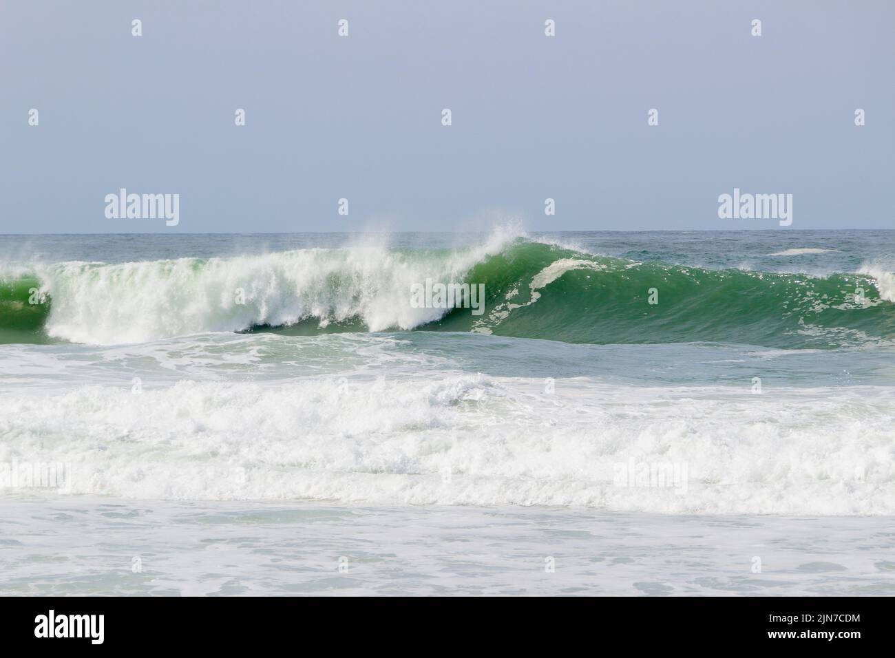 Wave at Rudder Beach in Copacabana in Rio de Janeiro Stock Photo - Alamy