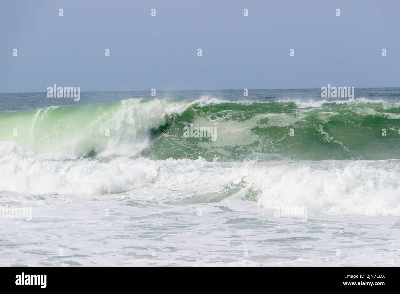 Wave at Rudder Beach in Copacabana in Rio de Janeiro Stock Photo - Alamy