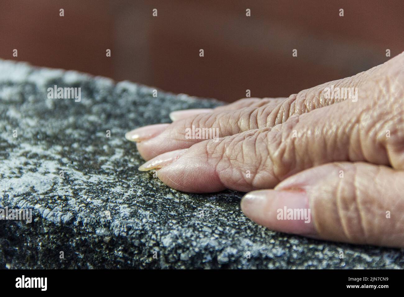 details of the hand of an ancient person Stock Photo - Alamy
