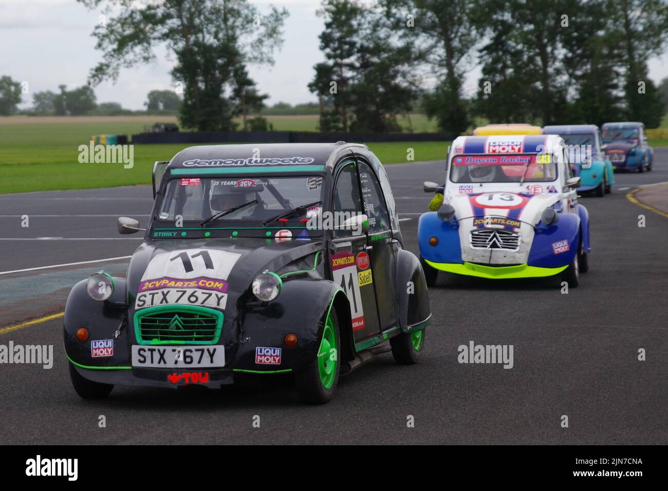 Croft, England, 6 August 2022. Neil Savage driving a Citroen 2CV for ...