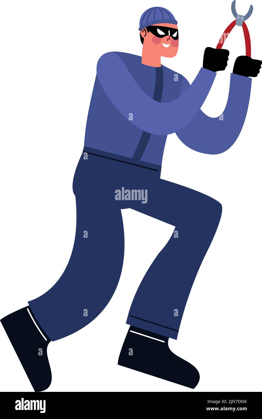 hacker with cable cutters Stock Vector Image & Art - Alamy