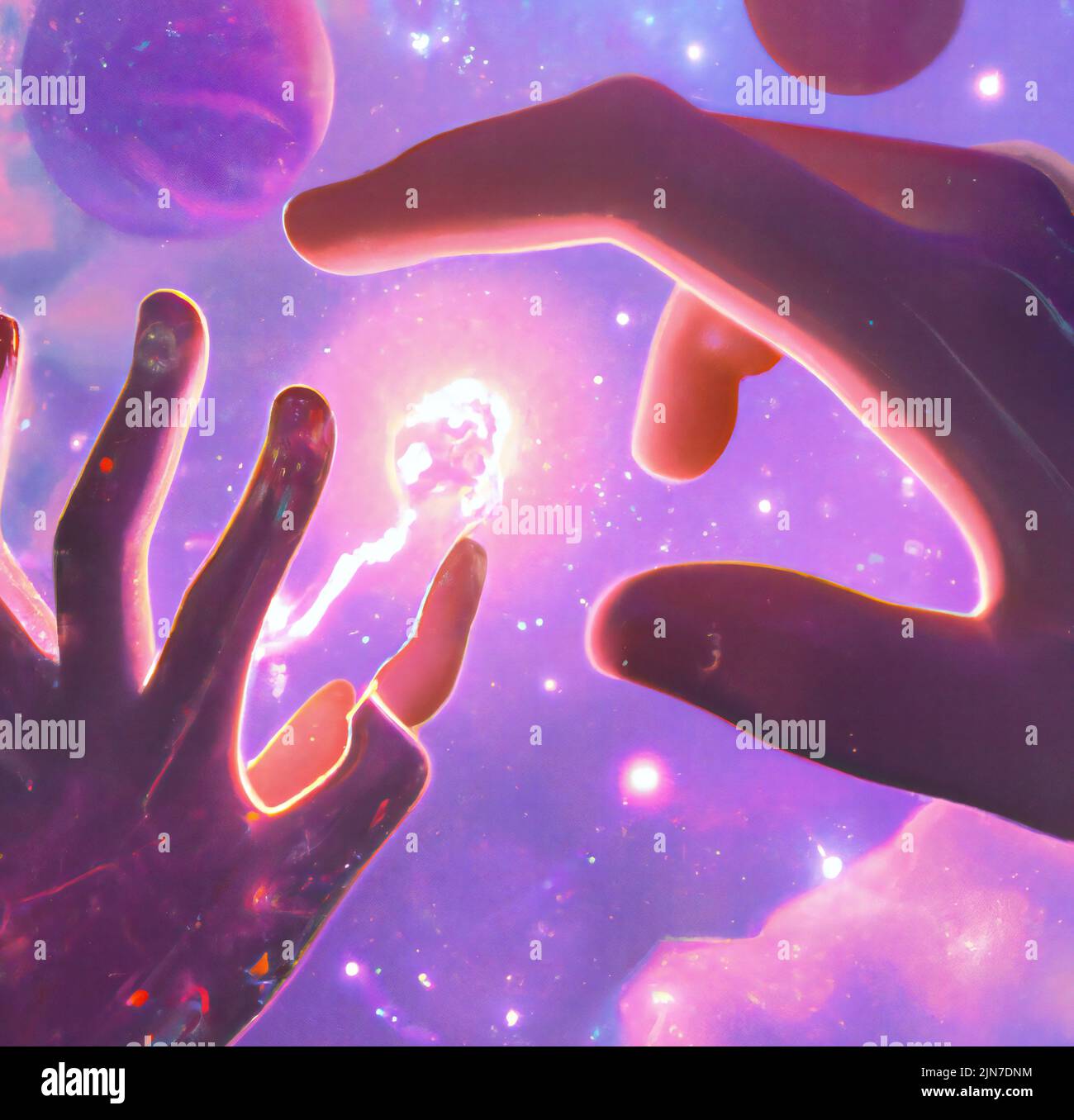 In the last hours of Earth, one person's hands are all that remain ...