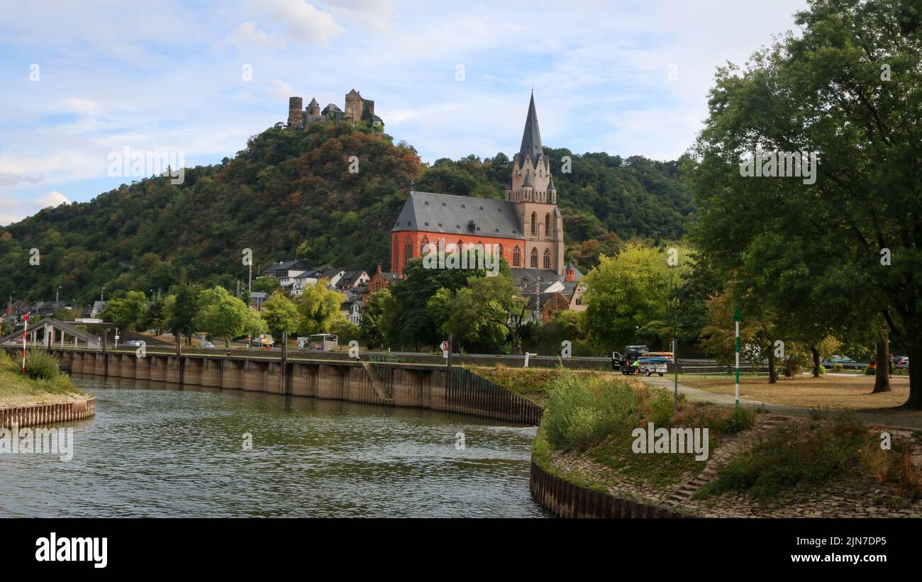 Scenes from the Rhine River, Germany Stock Photo - Alamy