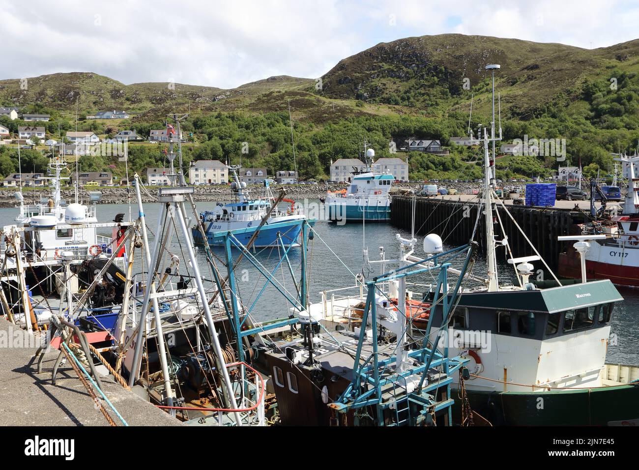 Mallaig harbour,The bustling and thriving port of Mallaig is situated ...