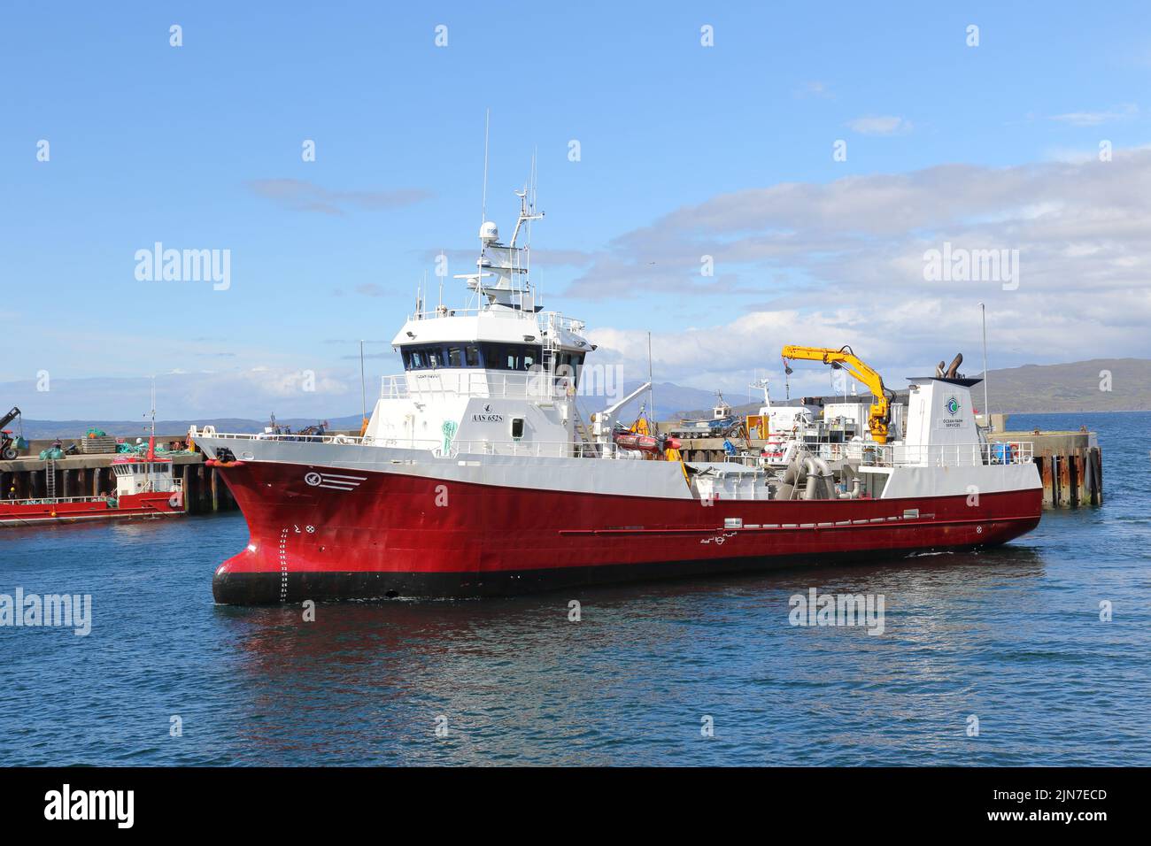 Mallaig harbour,The bustling and thriving port of Mallaig is situated ...
