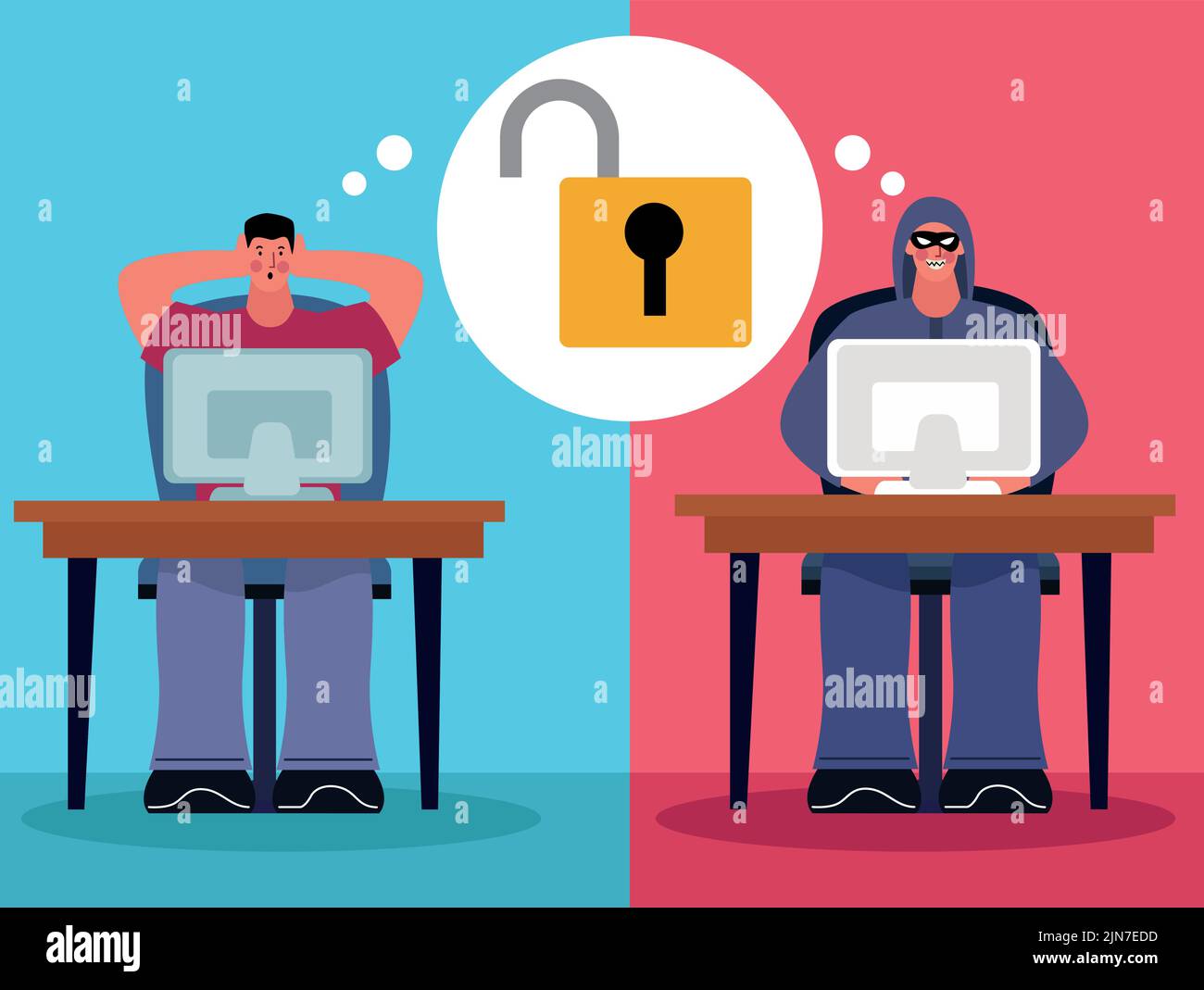 man being attacked for fraud Stock Vector Image & Art - Alamy