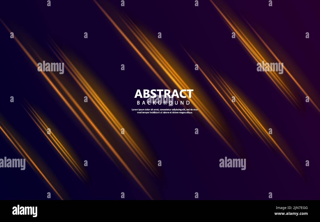 A modern black and yellow abstract background line design with editable ...