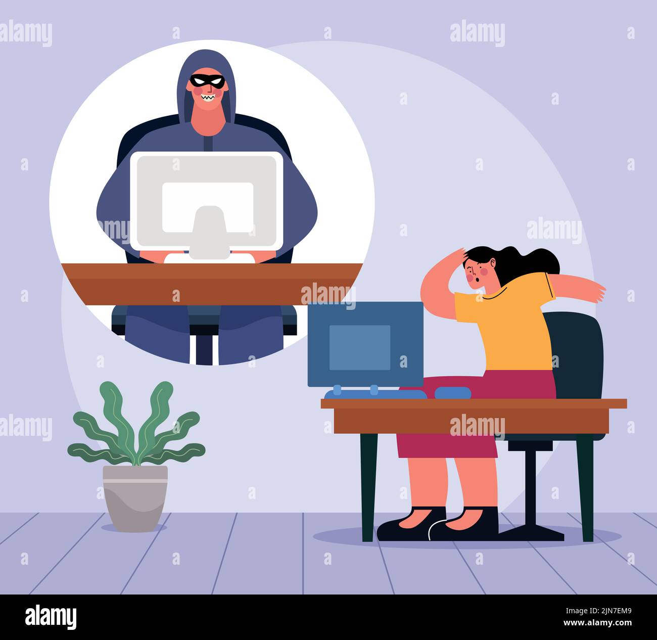 woman and hacker attacking Stock Vector Image & Art - Alamy woman and hacker attacking Stock Vector Image & Art - Alamy
