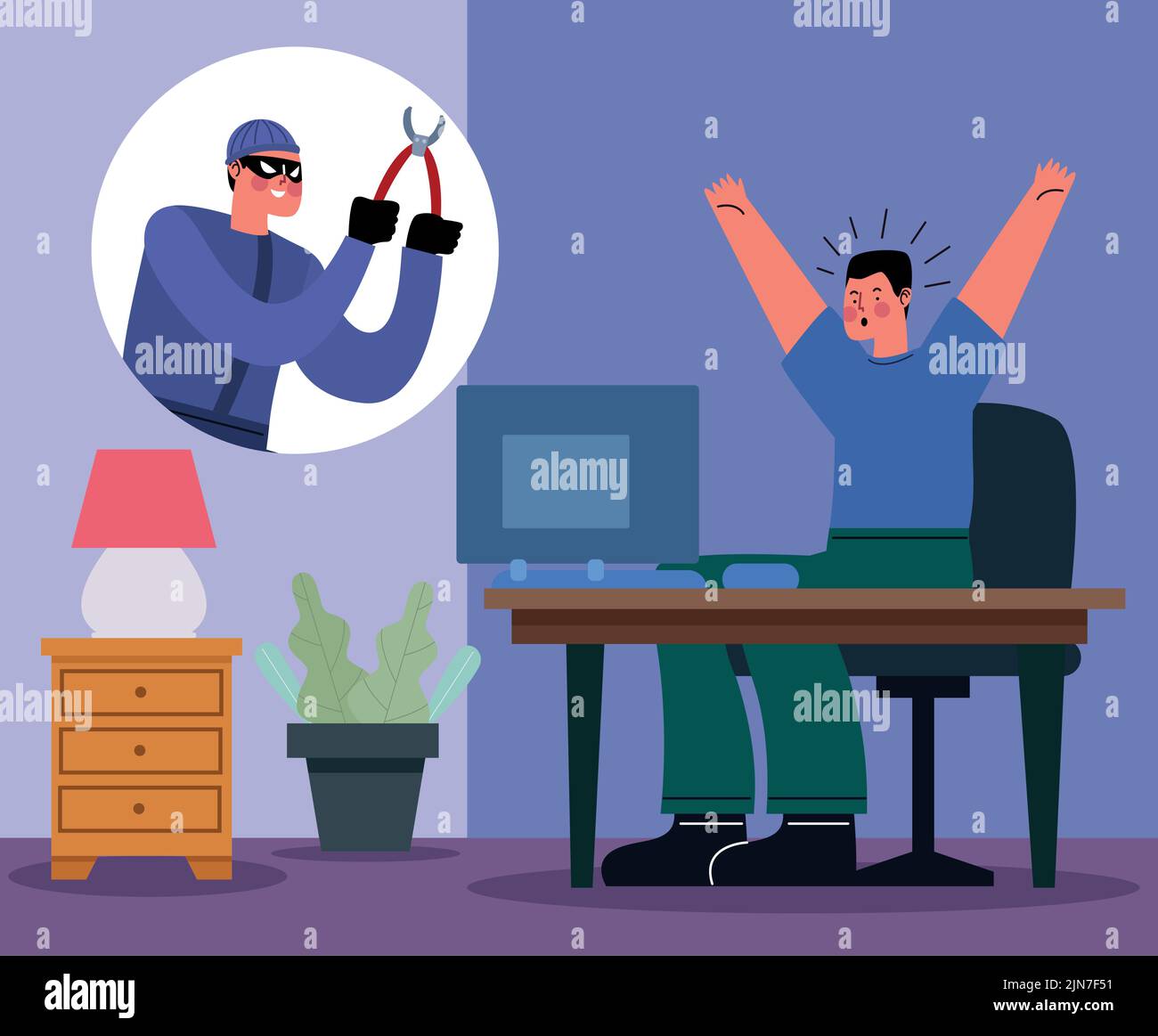 hacker and happy man Stock Vector Image & Art - Alamy