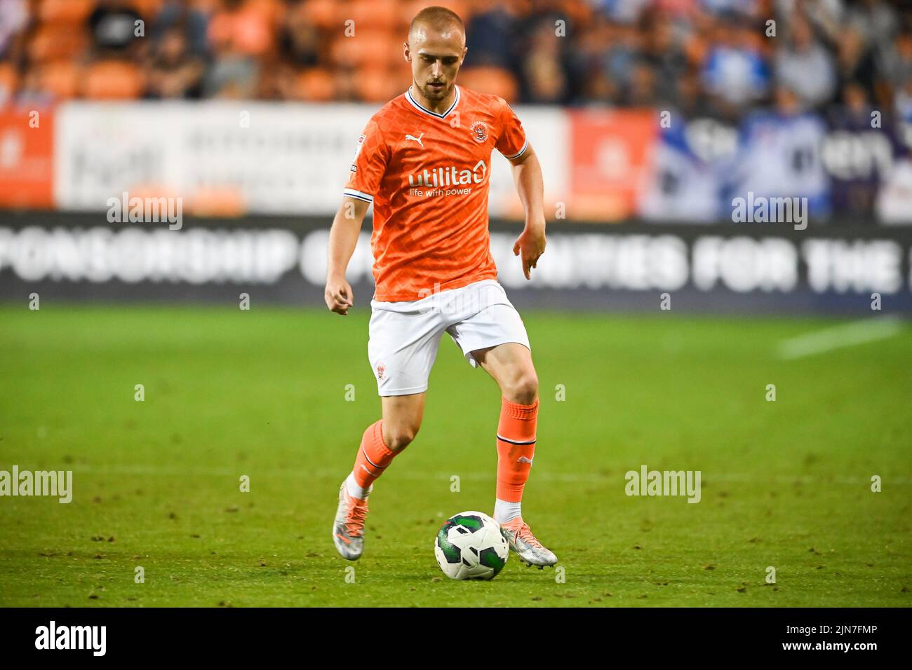 Lewis Fiorini #8 of Blackpool in action during the game Stock Photo - Alamy
