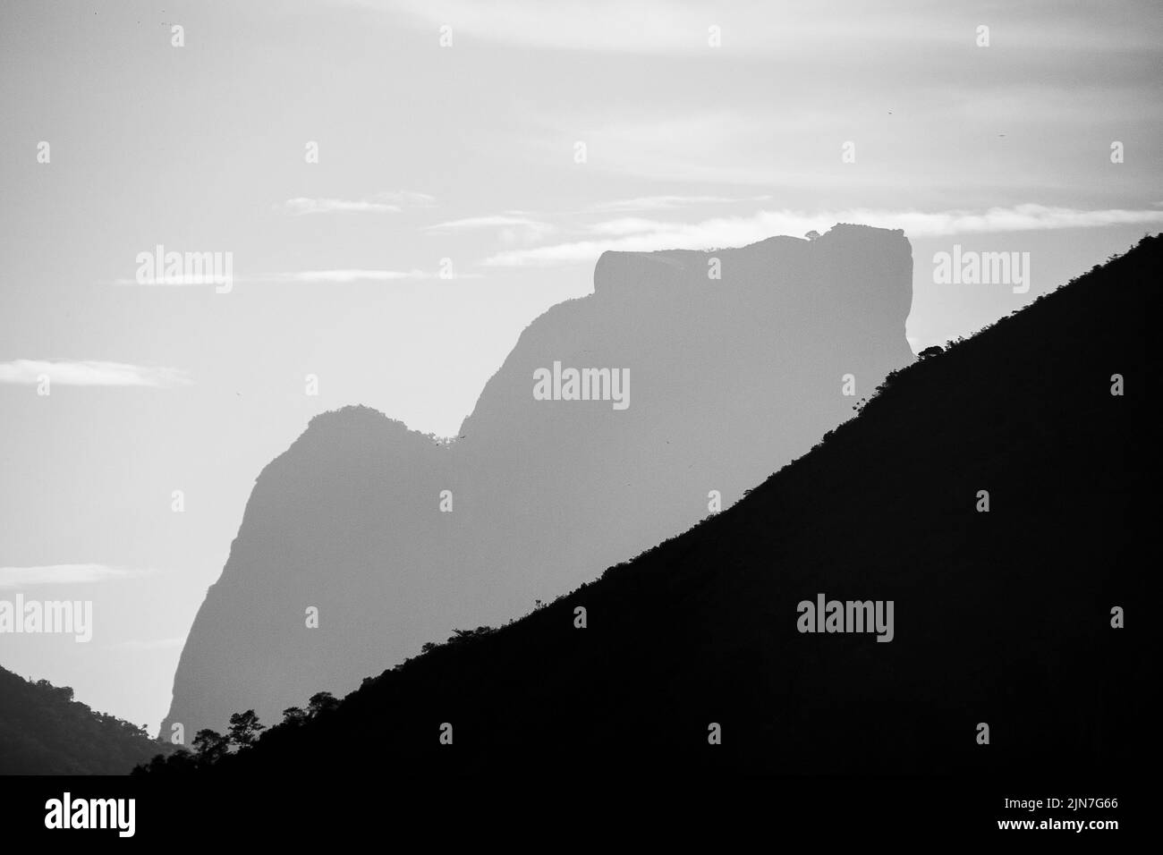 Landscape beach in rio Black and White Stock Photos & Images - Alamy