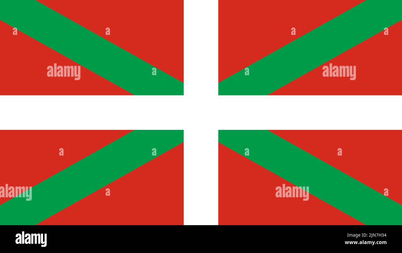 flag of Vasconic peoples Basques. flag representing ethnic group or ...