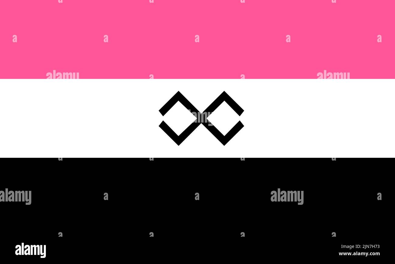 flag of Volga Finns Mokshas. flag representing ethnic group or culture ...