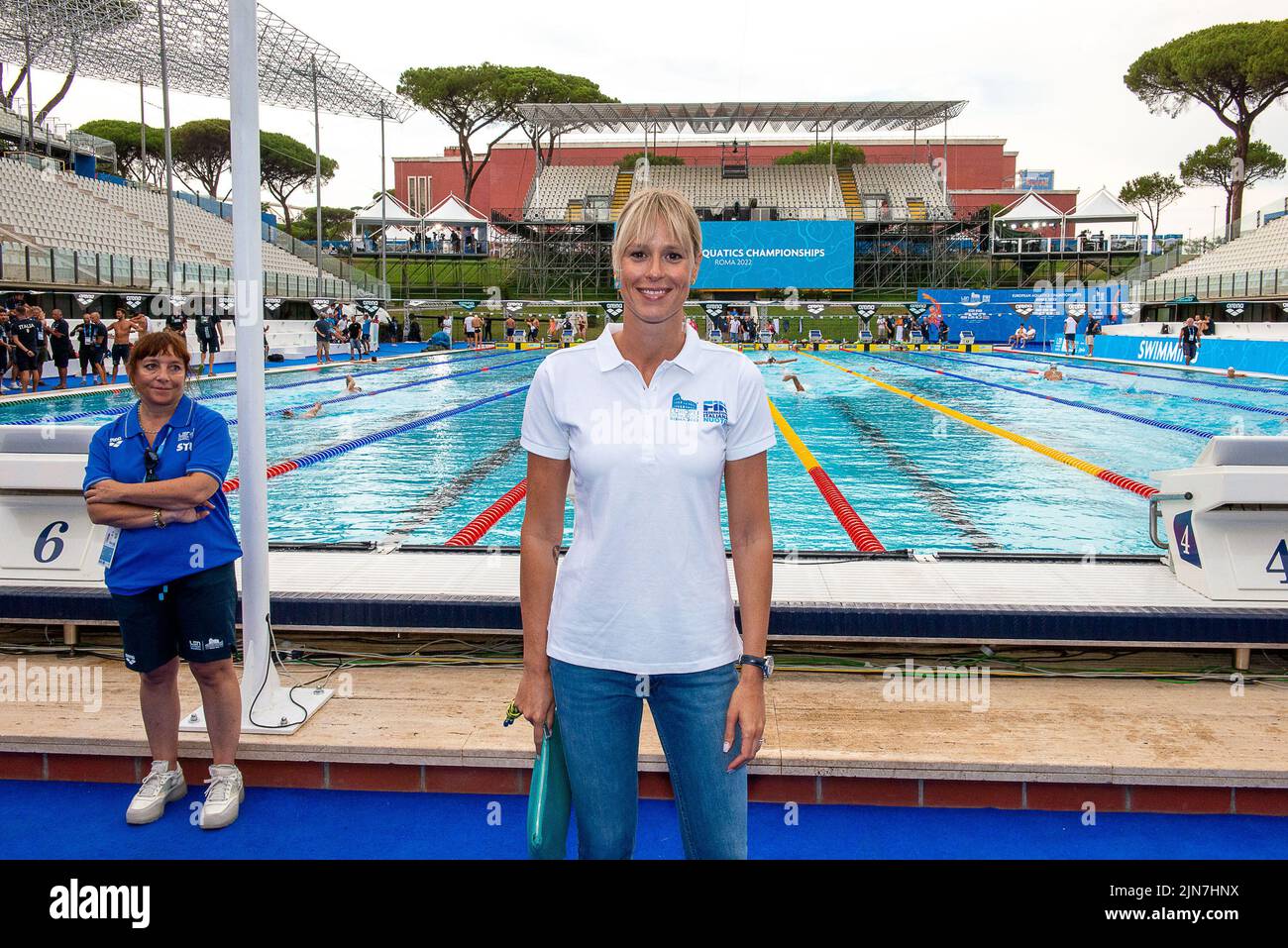 Federica Pellegrini during the press conference for the presentation of ...