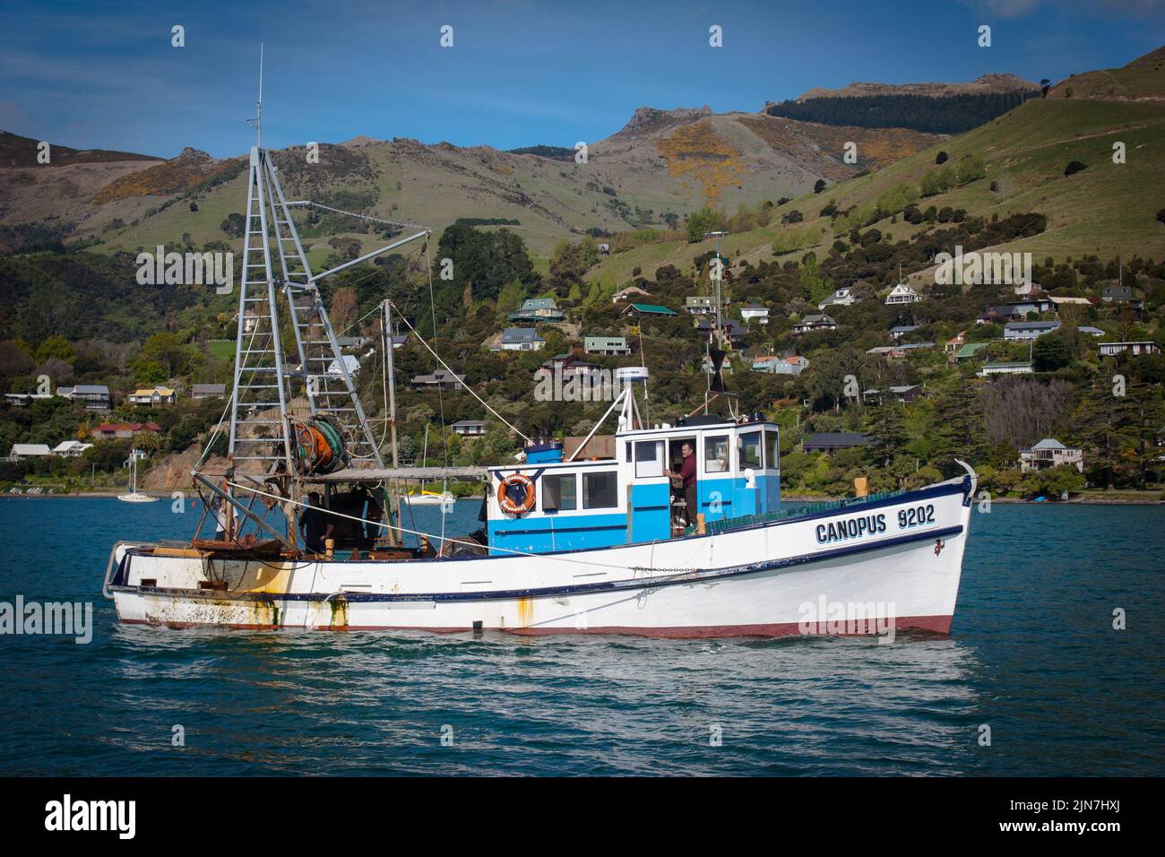 A Look at life in New Zealand: The F.V. Canopus, inshore trawler ...