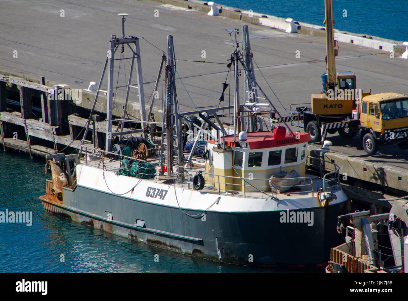A Look at life in New Zealand: The F.V. Rhonida, inshore trawler ...