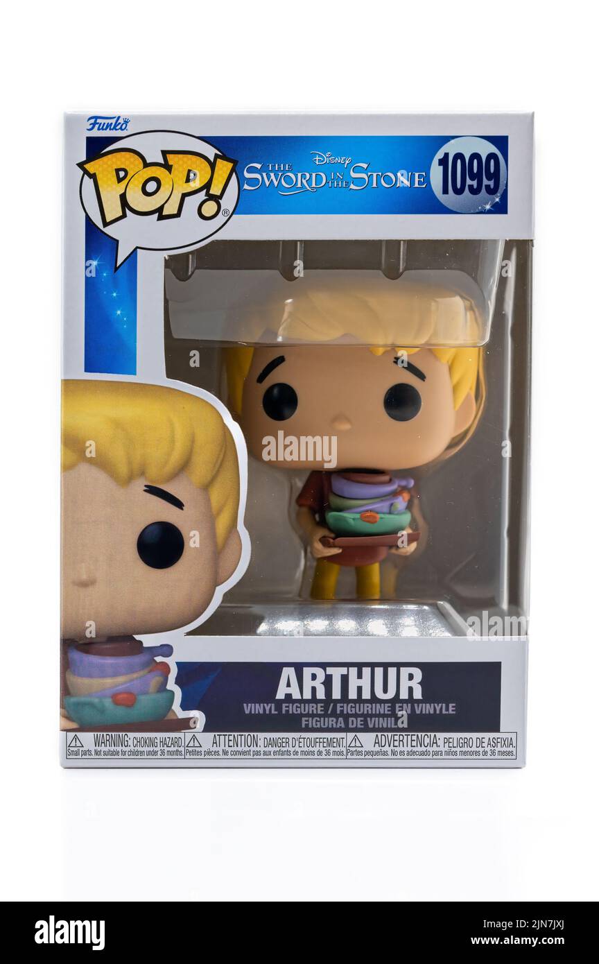 CHESTER, UNITED KINGDOM - JULY 31ST 2022: Arthur funko pop box. Studio ...