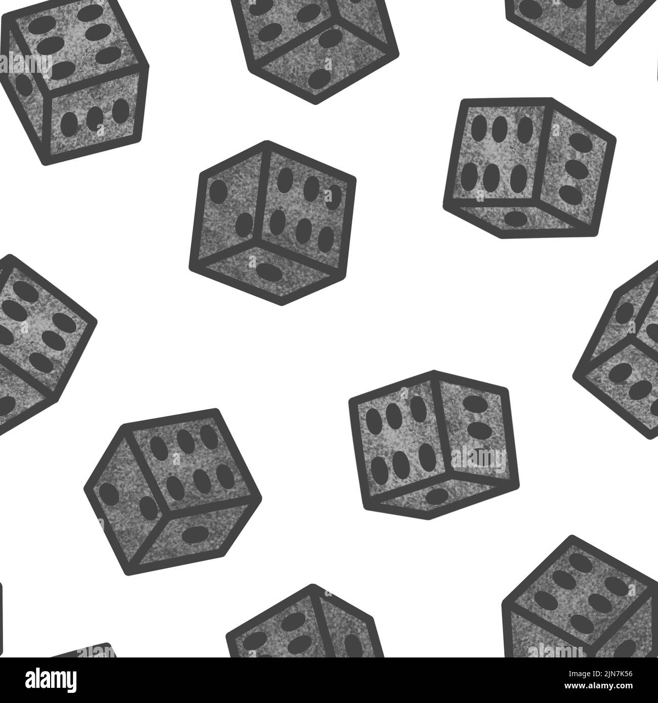 Cartoon geometric seamless game dice pattern for kids and clothes and ...